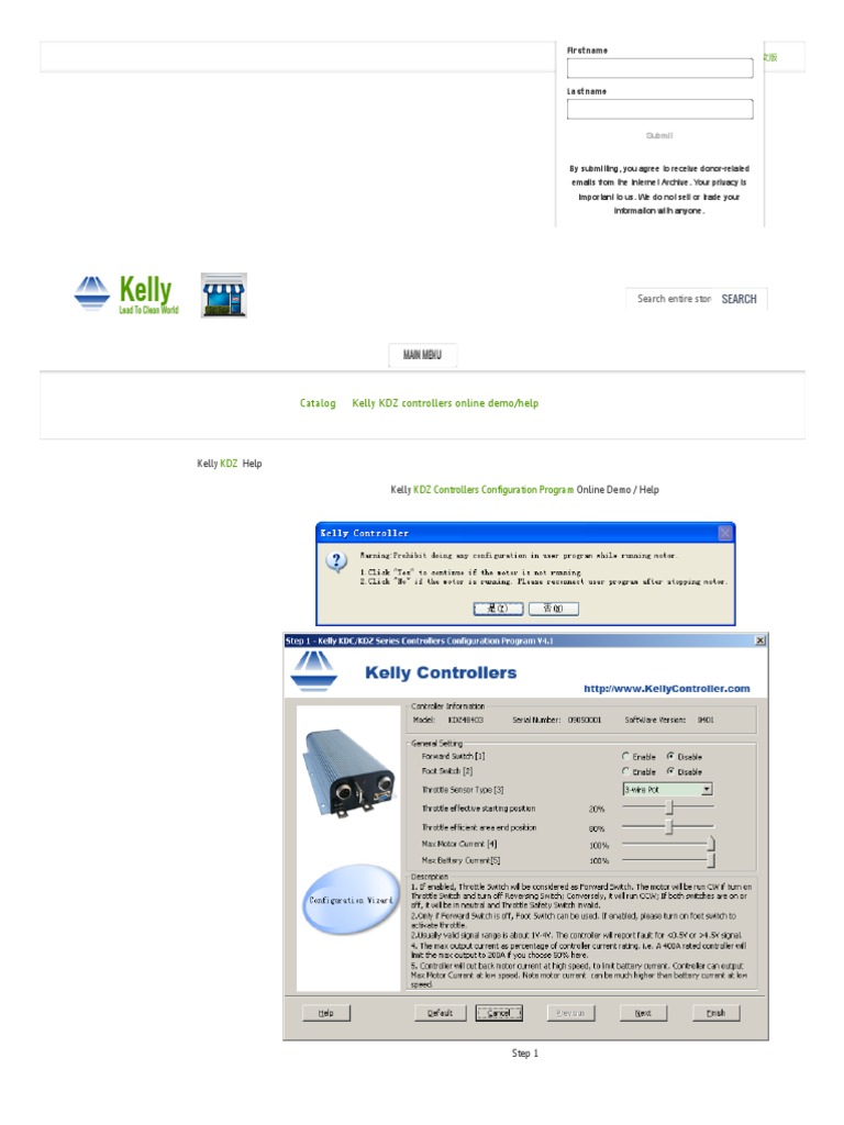 Kelly KDZ Controllers Online Demo - Help - Kelly Controls, LLC | PDF ...