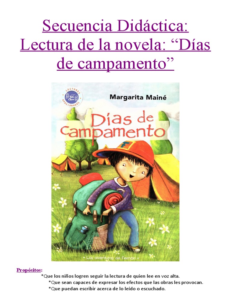 Secuencia Dias de Campamento. | PDF | Escritura | Cognición