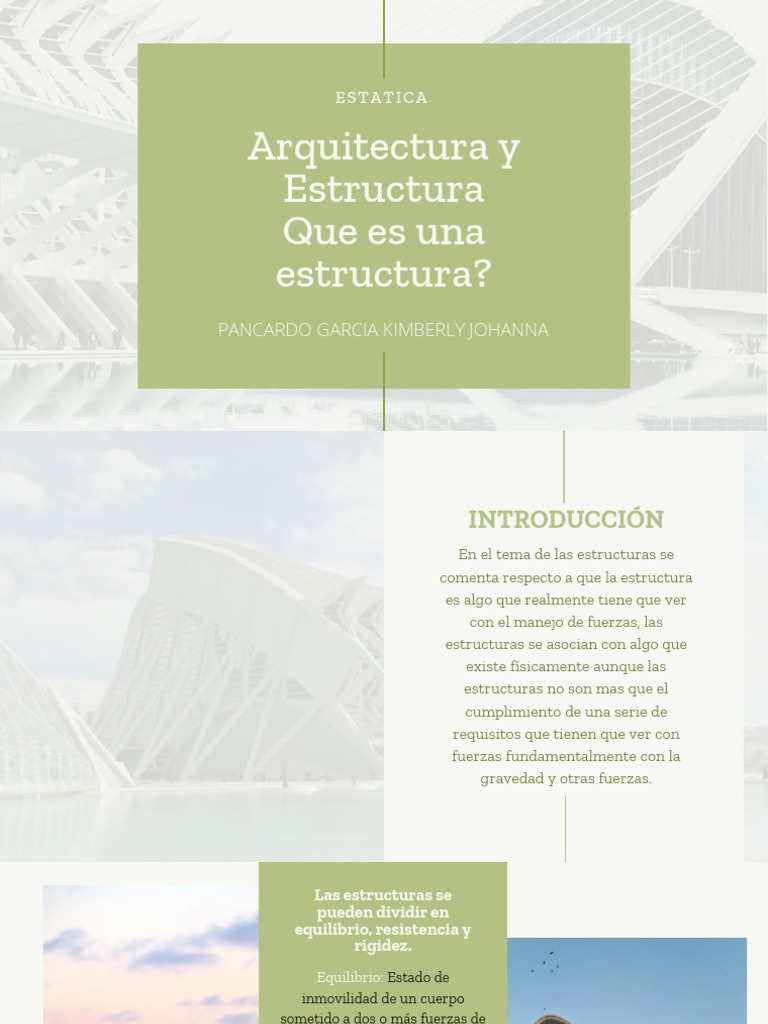 Arquitectura y Estructura ¿Qué Es Una Estructura | PDF | Hormigón