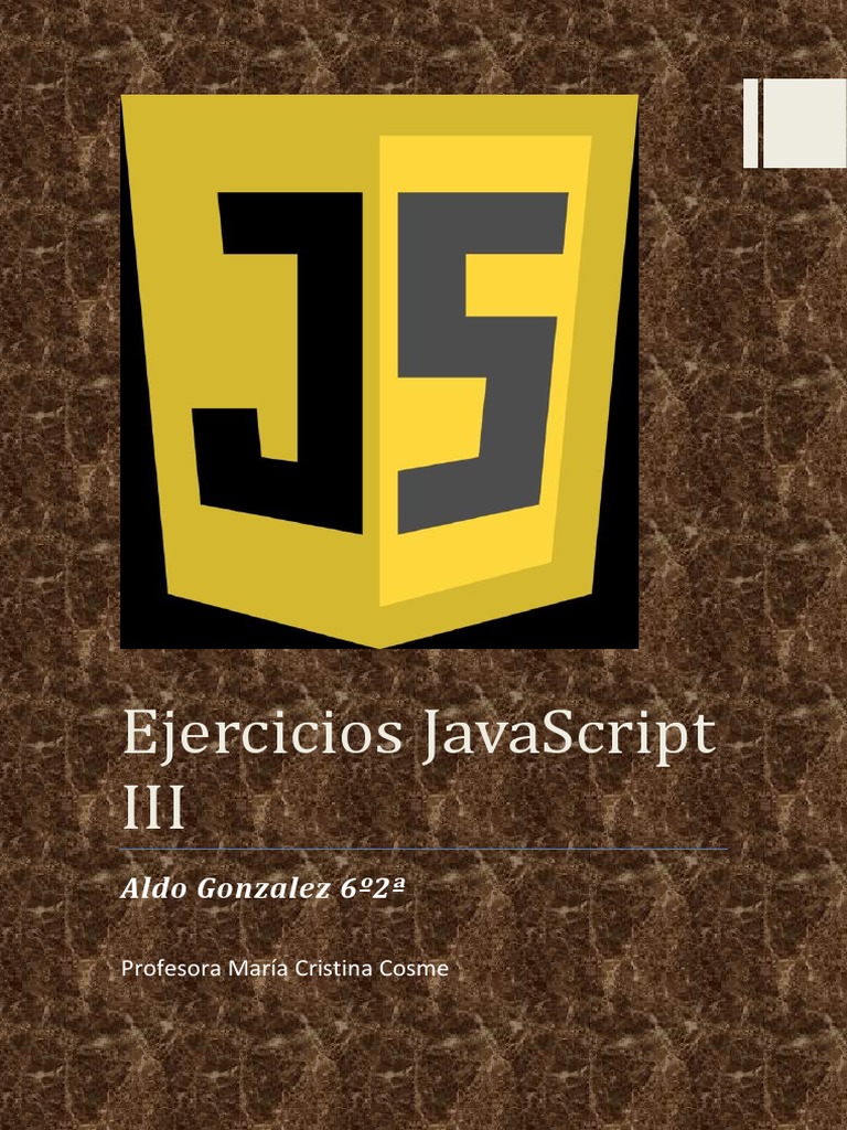 Ejercicios JavaScript III | PDF