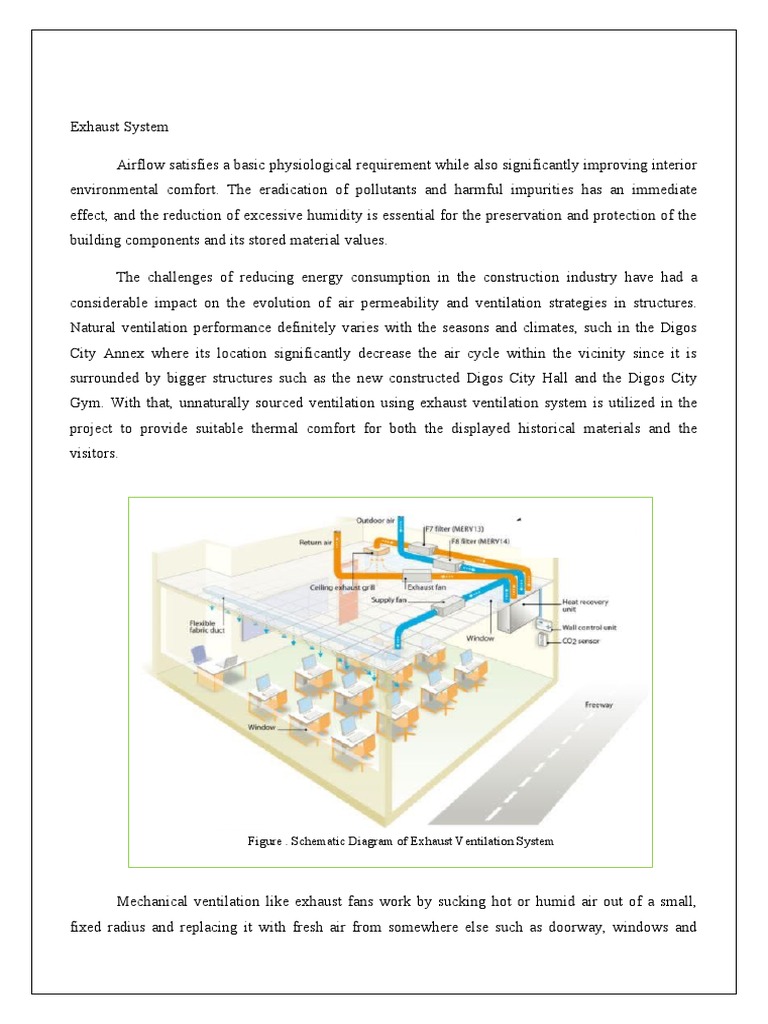 Figure - Schematic Diagram of Exhaust Ventilation System | PDF ...