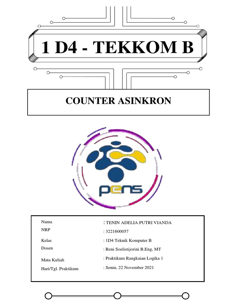 Rangkaian dan Analisis Counter Asinkron | PDF | Metode & Bahan Ajar