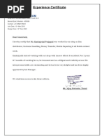 Teleperformance Experience Letter | PDF