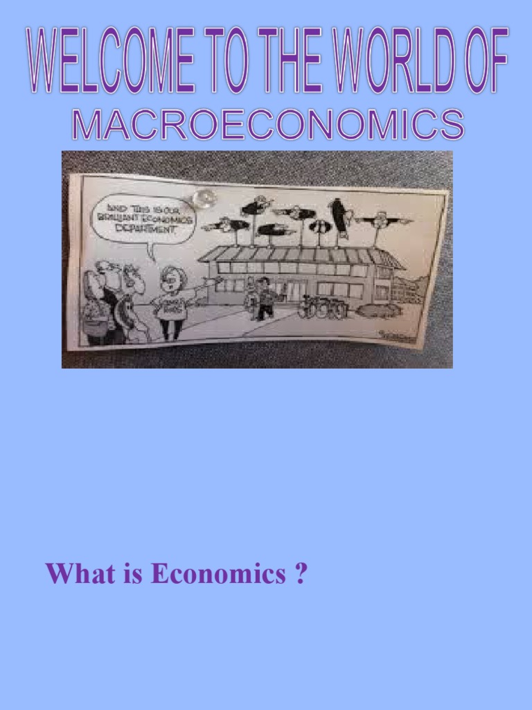 1.macro Introduction | PDF | Macroeconomics | Economics