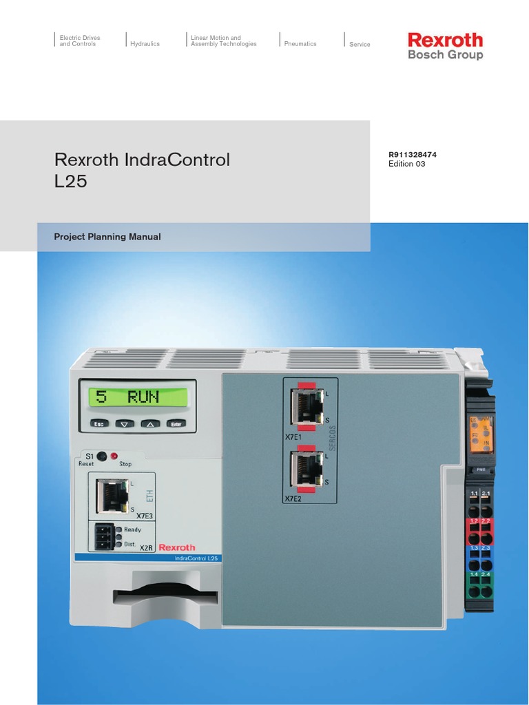 Rexroth Indracontrol L25: Project Planning Manual | PDF | Safety ...