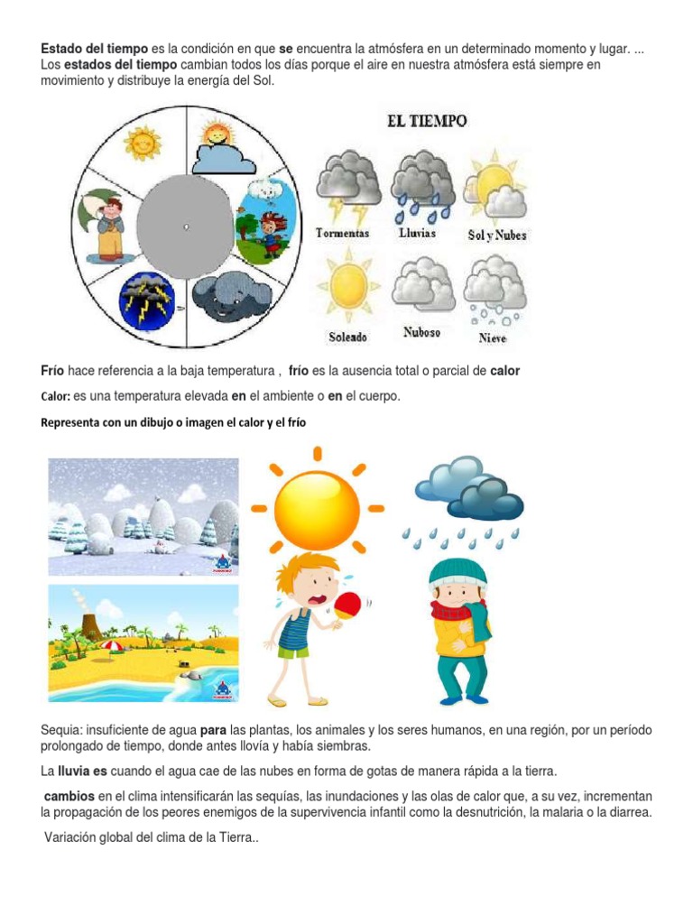 Estado Del Tiempo | PDF