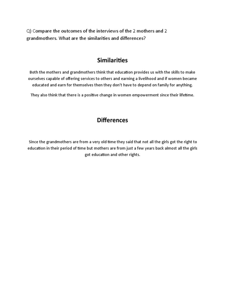 Compare Research Questions | PDF