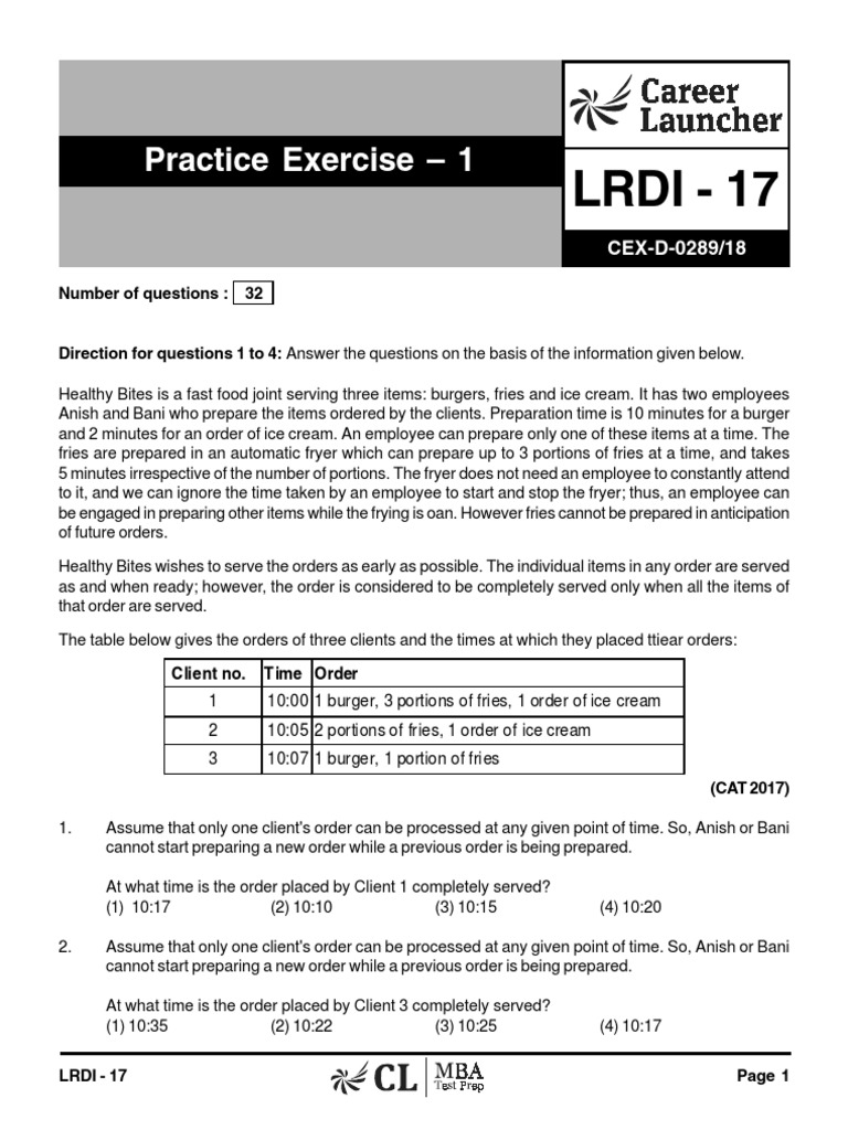 LRDI-17 Practice Exercise 1 With Solutions | PDF | Airline Hub | Scatter Plot