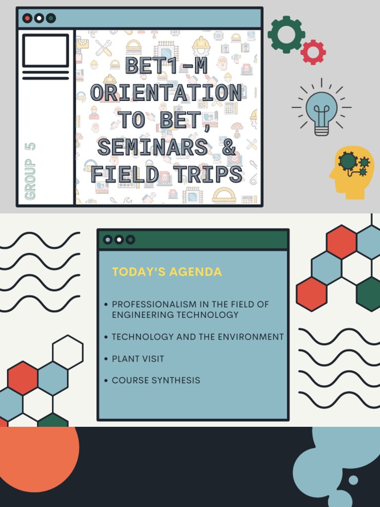BET1-M Orientation To Bet, Seminars & Field Trips | PDF | Engineering | Learning
