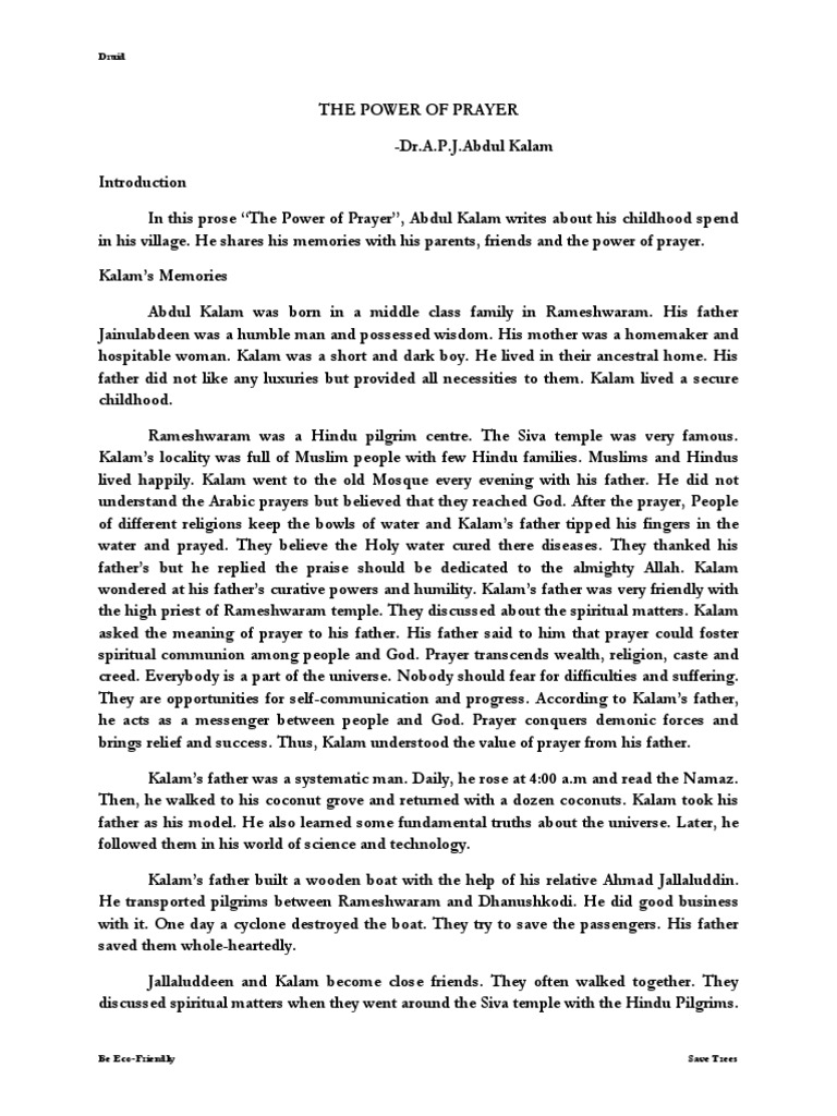 The Power of Prayer | PDF | Prayer | Abrahamic Religions