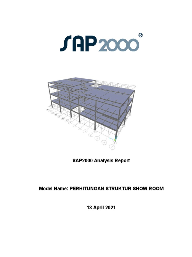 SAP2000 Analysis Report | PDF