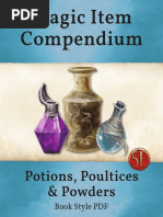Random Potion Table DND 5e | PDF | Water | Nature