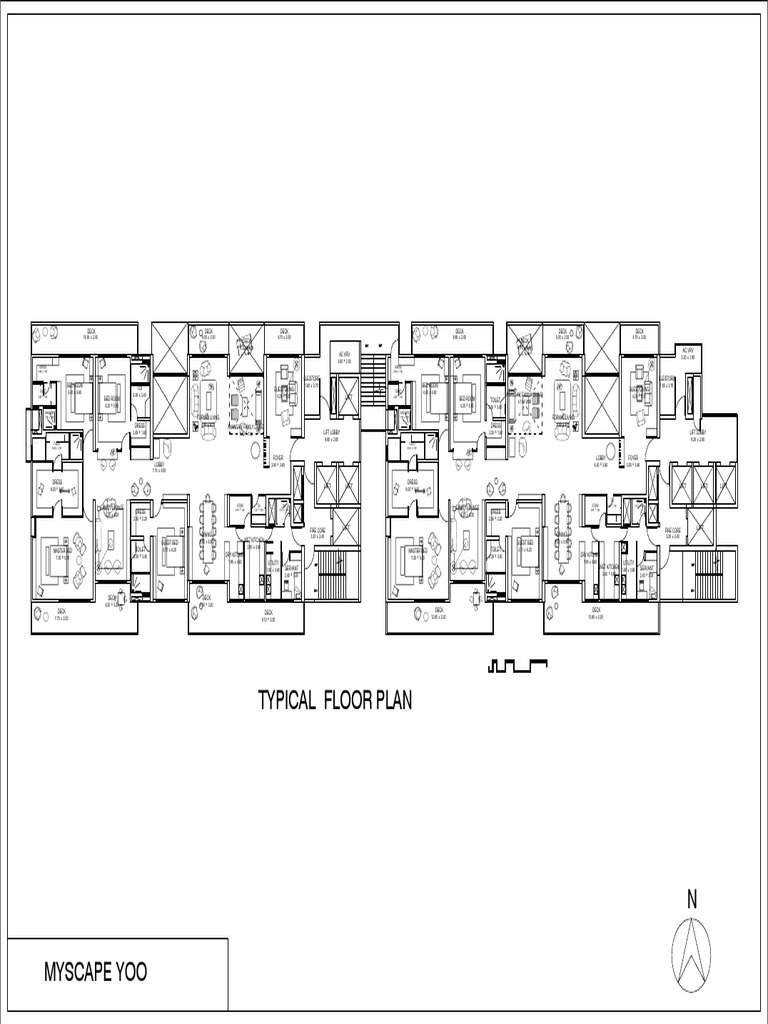 Myscape-Yoo-Typical Floor Plan | PDF | Home | Buildings And Structures