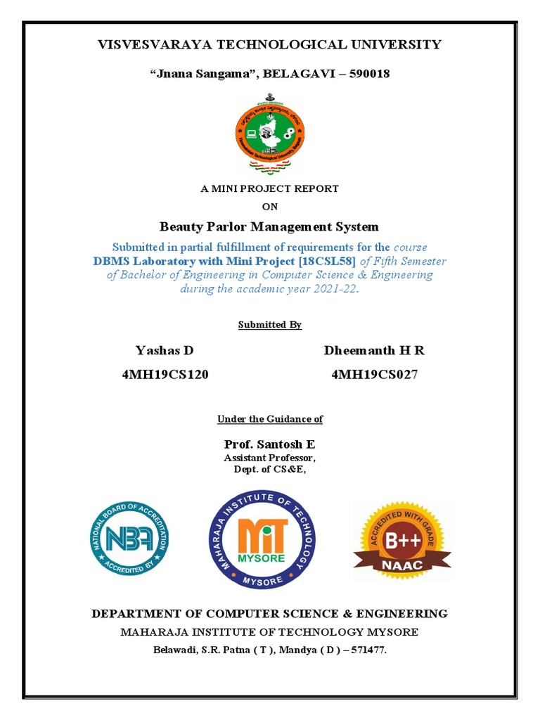 Salon Management System | PDF | Websites | Php