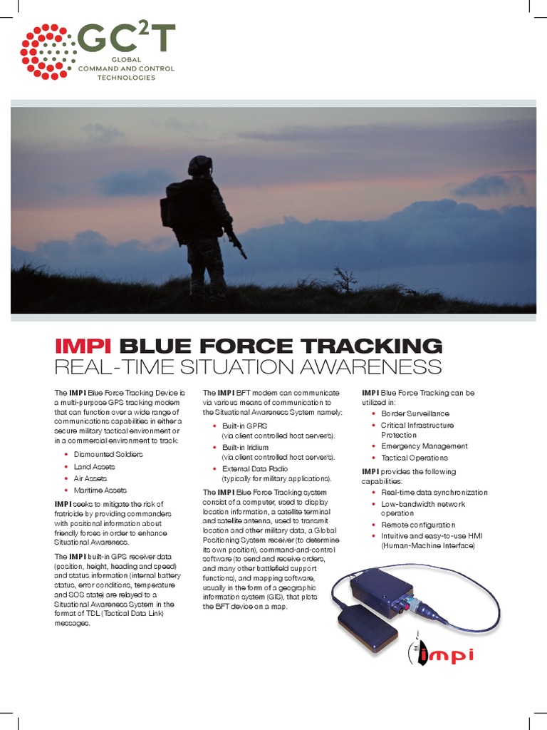 Blue Force Tracking: Real-Time Situation Awareness | PDF | Computer ...