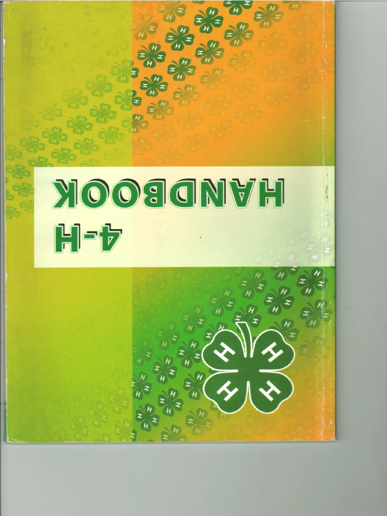 4-H Club Handbook Scanned | PDF