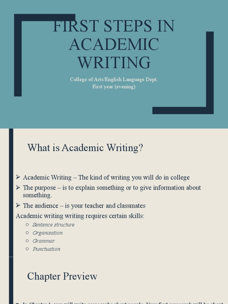 Academic Writing Basics for Students | PDF | Subject (Grammar) | Verb