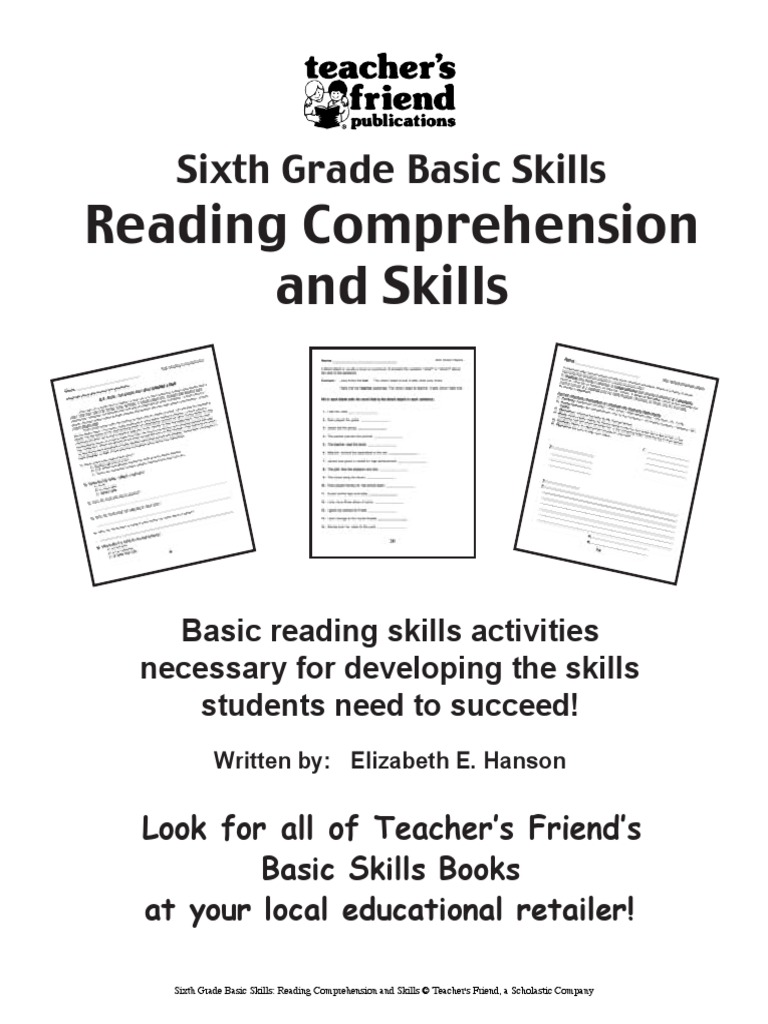 6th Grade Reading Comprehension | PDF | Teaching | Cognition