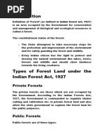 Overview of the Indian Forest Act, 1927 | PDF | Sustainability | Crimes