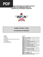 ABNT NBR 12962:2016 - Extintores de Incêndio - Inspeção e Manutenção | PDF