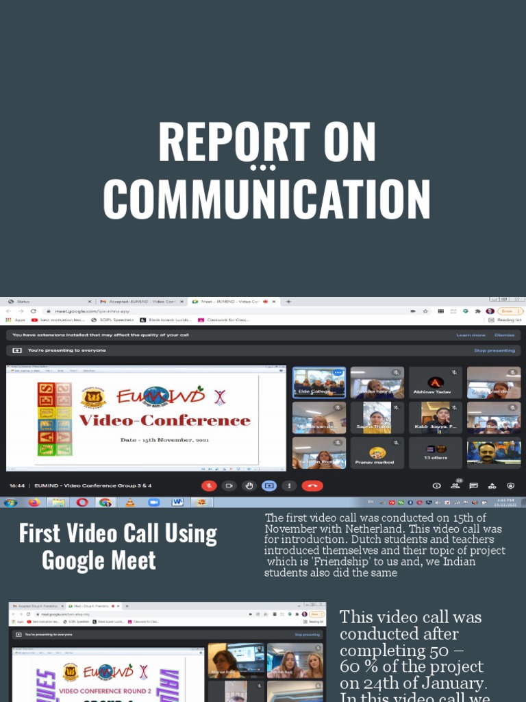 Communication Report | PDF | Career & Growth | Art