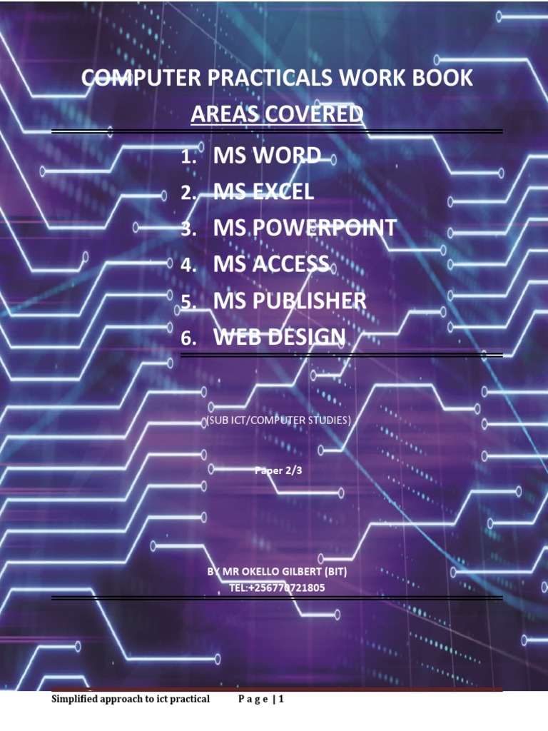 Computer Pratical Exercise Final | PDF | Word Processor | Control Key