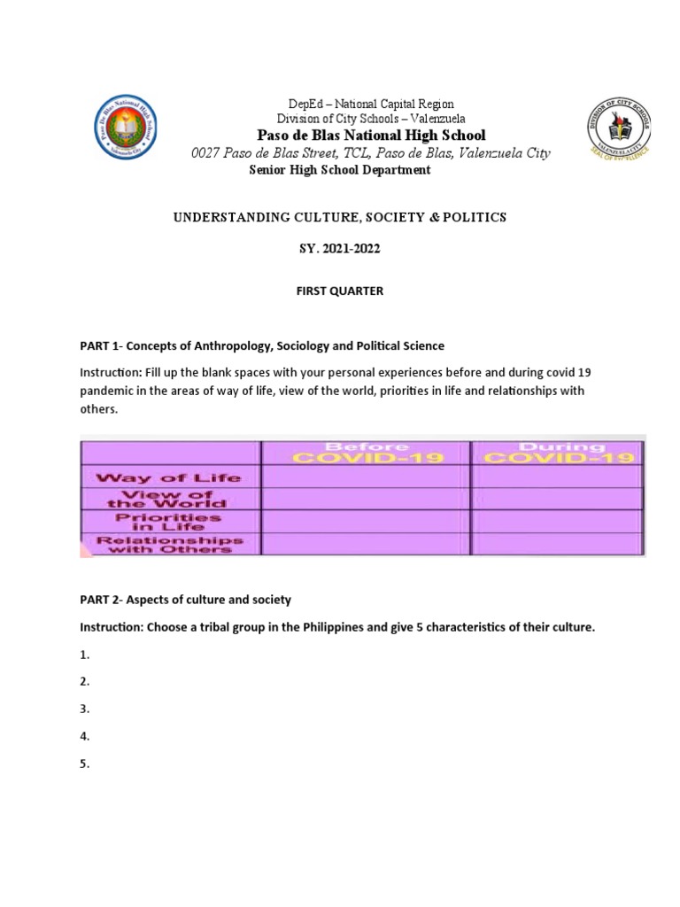 Remedial Activities For Ucsp 2021 2022 | PDF | Discrimination & Race Relations | Social Inequality