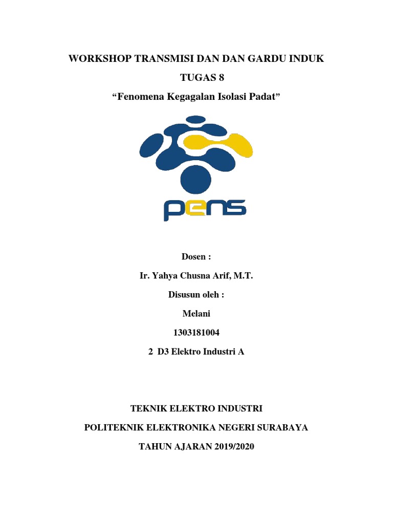Melani - Tugas 8 Fenomena Kegagalan Isolasi Padat | PDF Melani - Tugas 8 Fenomena Kegagalan Isolasi Padat | PDF