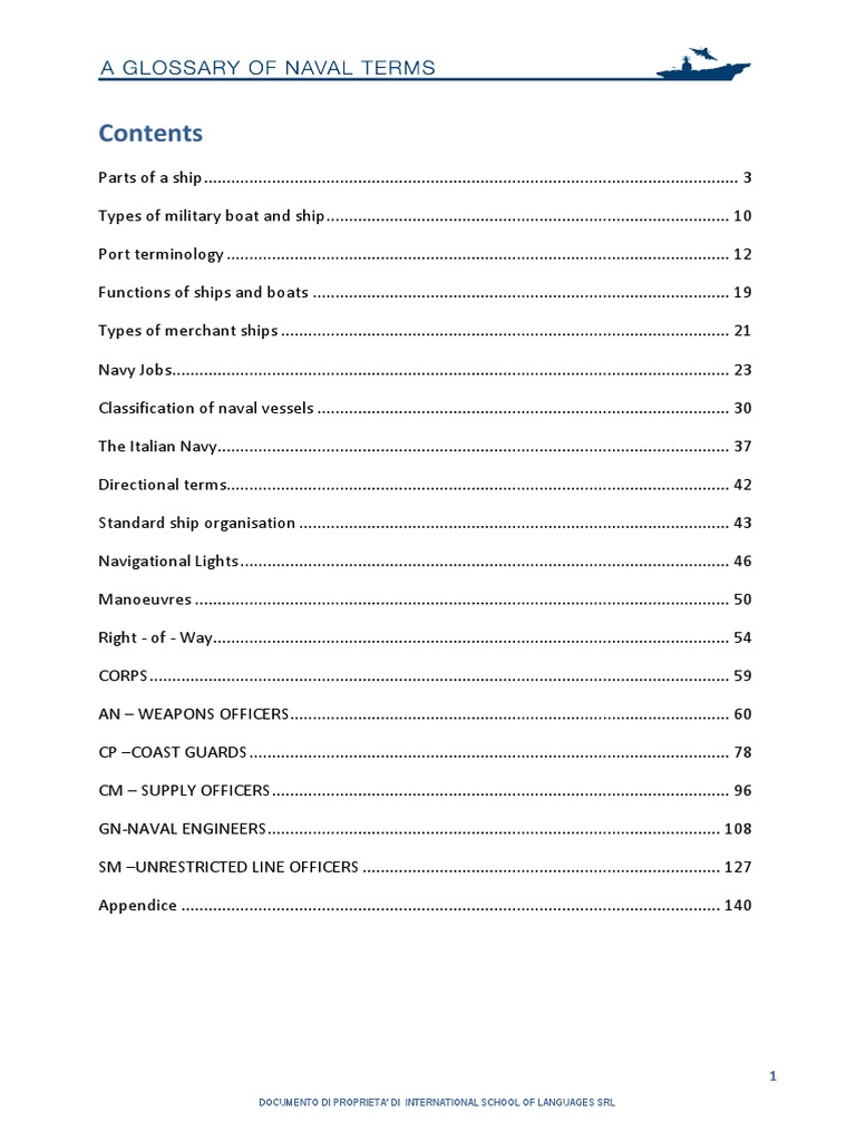 Naval Terms | Download Free PDF | Ships | Warships