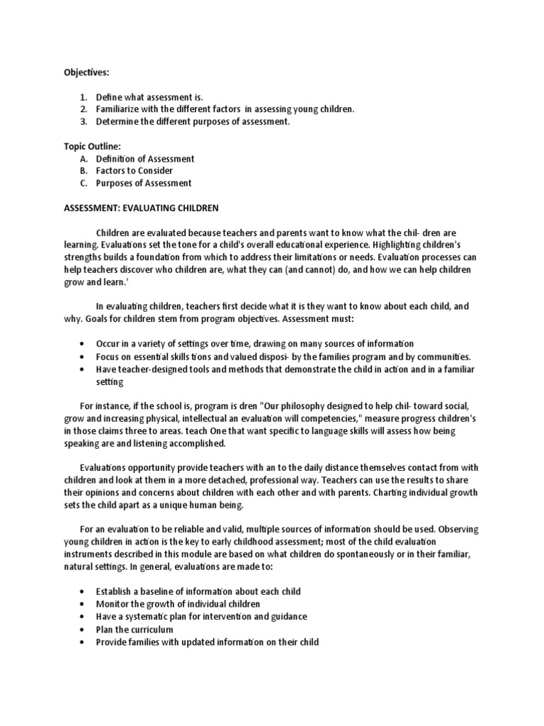 ECE 113 Module 1 | PDF | Teachers | Early Childhood Education