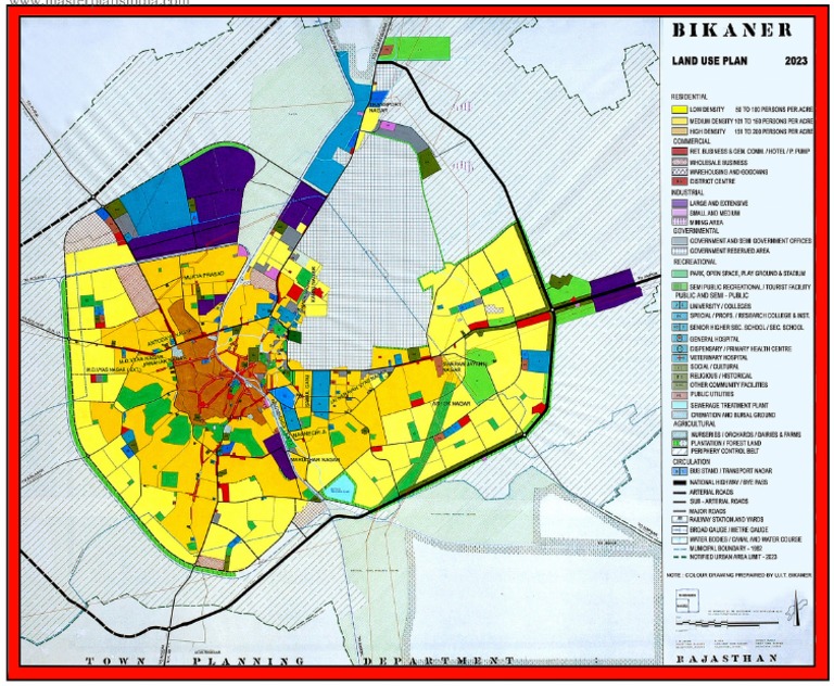 Bikaner Master Development Plan 2023 Map | PDF