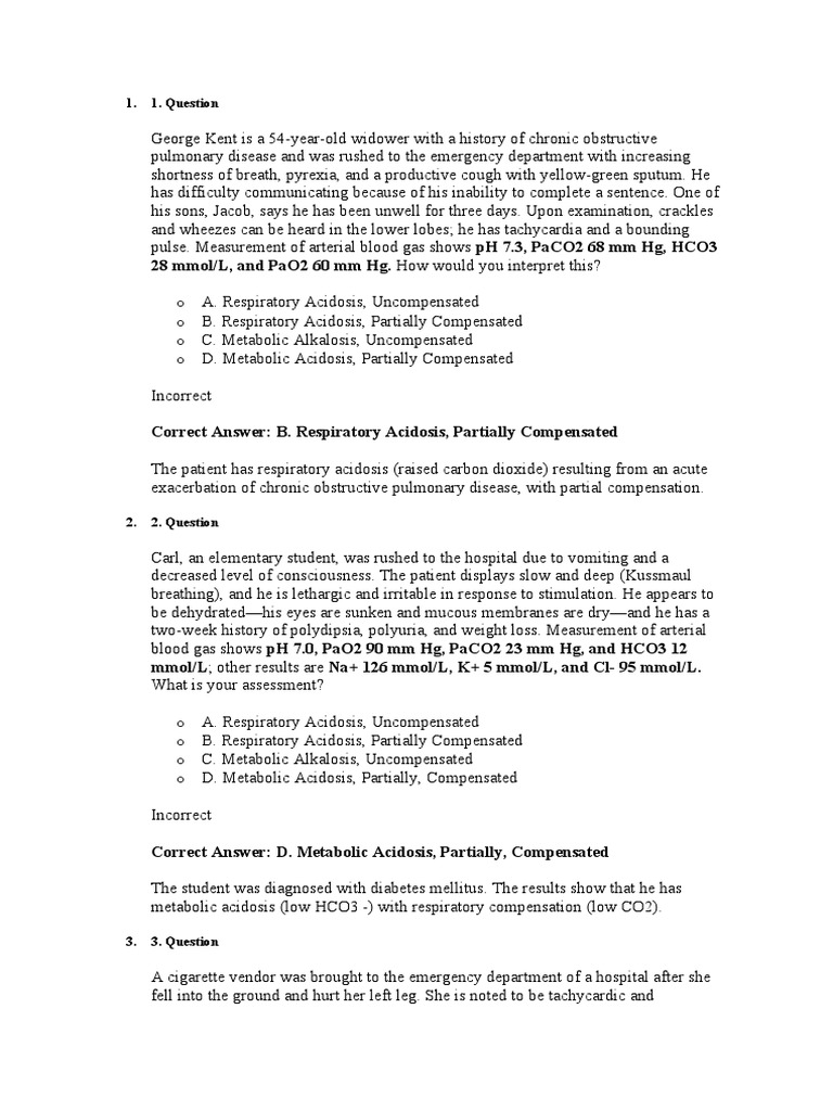 Arterial Blood Gas (ABG) Analysis | PDF | Clinical Medicine | Physiology