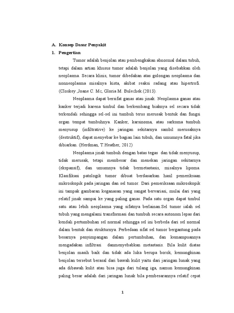 Dasar Penyakit Tumor dan Kanker | PDF