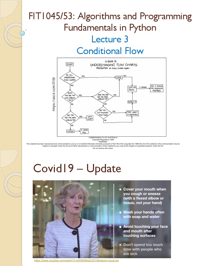 Lec03 Conditionals R1 | PDF | Boolean Data Type | Subroutine Lec03 Conditionals R1 | PDF | Boolean Data Type | Subroutine