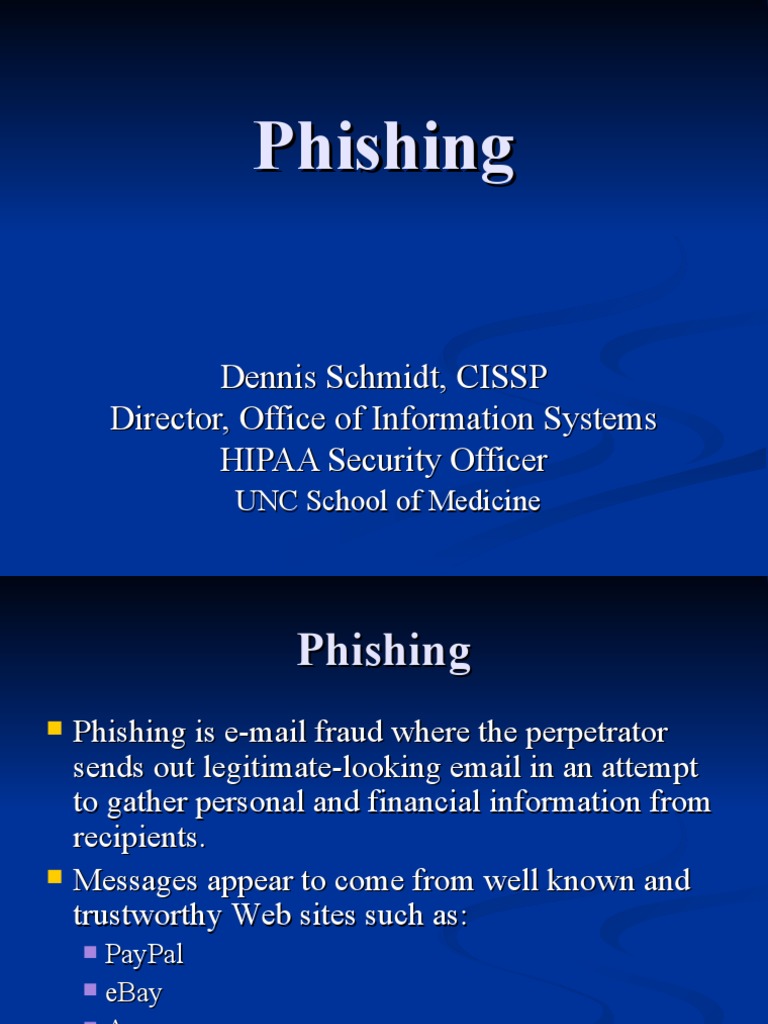 Phishing Presentation | PDF