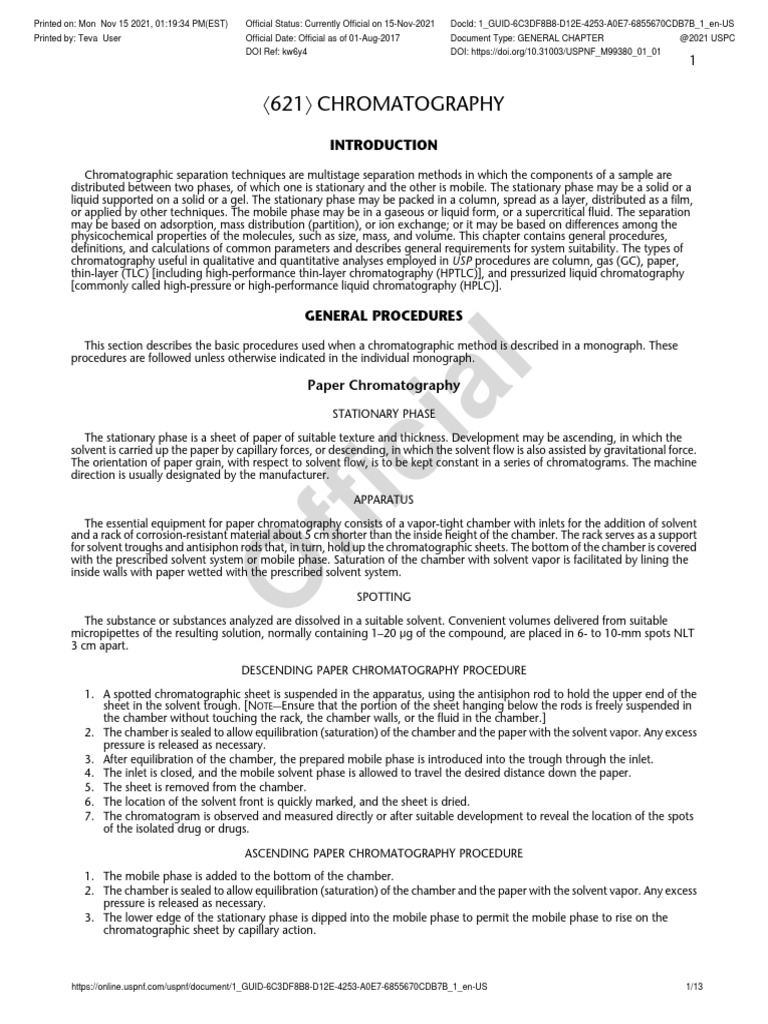 GUID - 1 en-US | PDF | Chromatography | High Performance Liquid ...