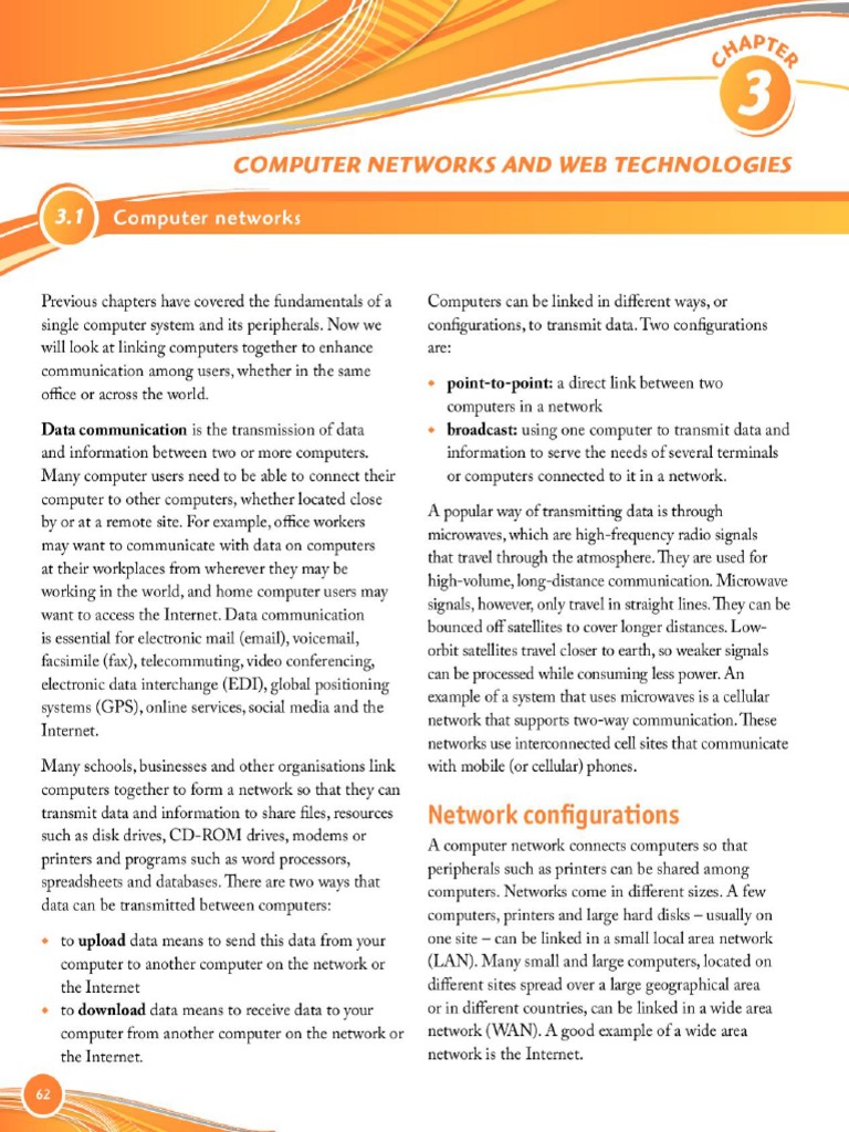 CSEC Information Technology Textbook Chapter 3 | PDF