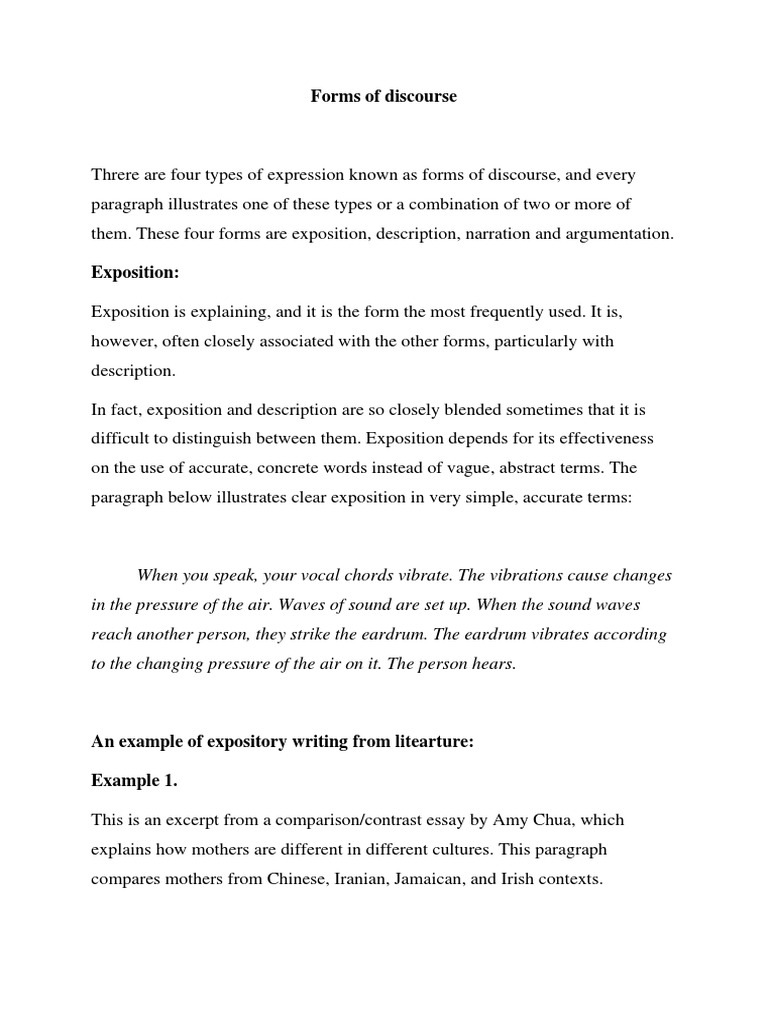 Understanding Four Discourse Types | PDF | Cognition | Cognitive Science