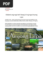 Anong Mga Pakinabang Ang Makukuha Sa Mga Anyong Lupa | PDF