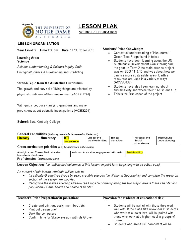 Science Lesson Plan | PDF | Science | Teachers