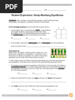 Hardy-Weinberg Equilibrium Analysis | PDF | Evolutionary Biology ...