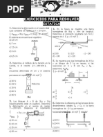 Ejercicios Resueltos de Solido Rigido | PDF | Fricción | Peso