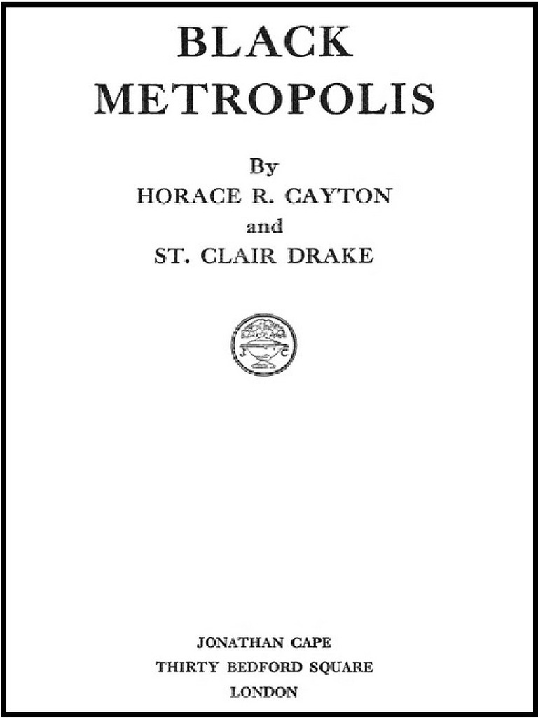 Black Metropolis | PDF