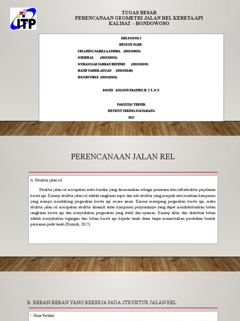 Perencanaan Struktur Jalan Rel Kereta | PDF