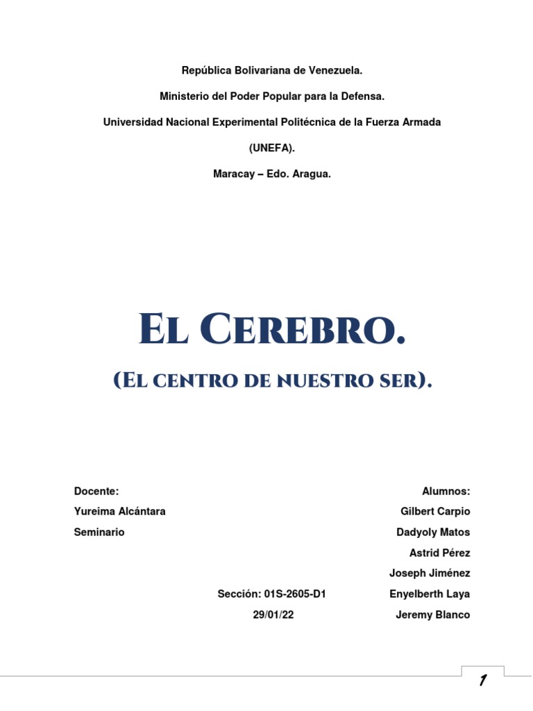 El Cerebro Pdf Hemisferio Cerebral Cerebro