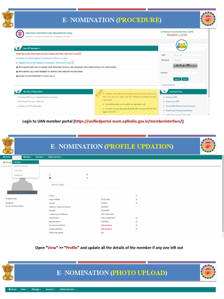E - Nomination Process | PDF | Computing | Software