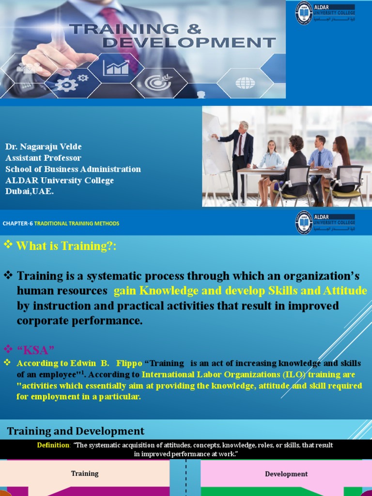 Chapter-6 Traditional Training Methods | PDF | Simulation | Lecture