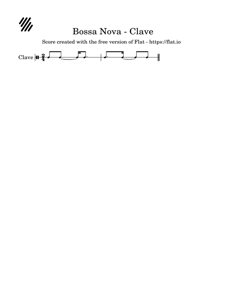 Bossa Nova Clave Guide | PDF