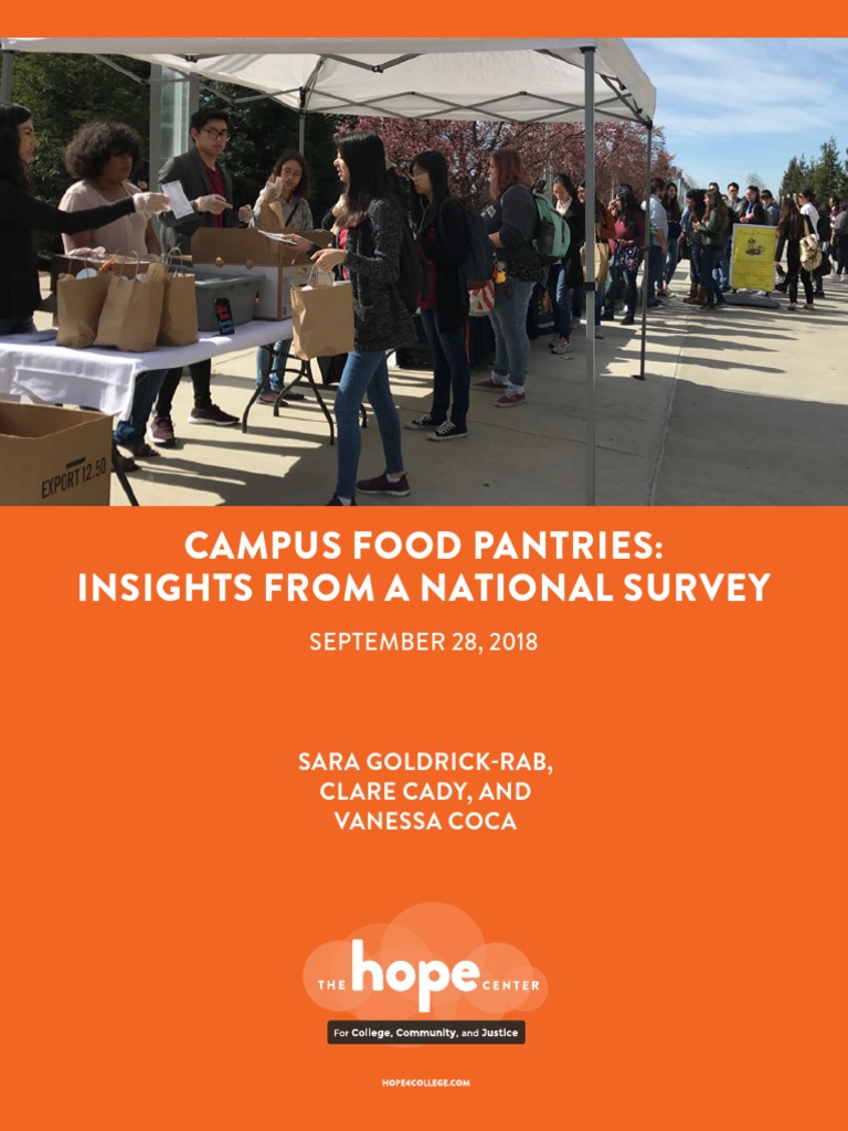 Campus Food Pantries: Insights From A National Survey | PDF | Food ...