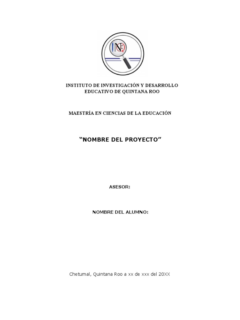 Portada de Proyecto | PDF